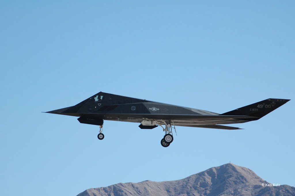 Photo: Lockheed F-117A Nighthawk at Nellis AFB, Nevada – justwarbirds.net